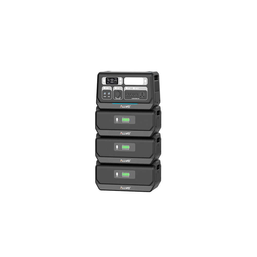 ALLWEI PPS2400+3* B200 PRO | Home Battery Backup up to 8kWh – RackUp+Go