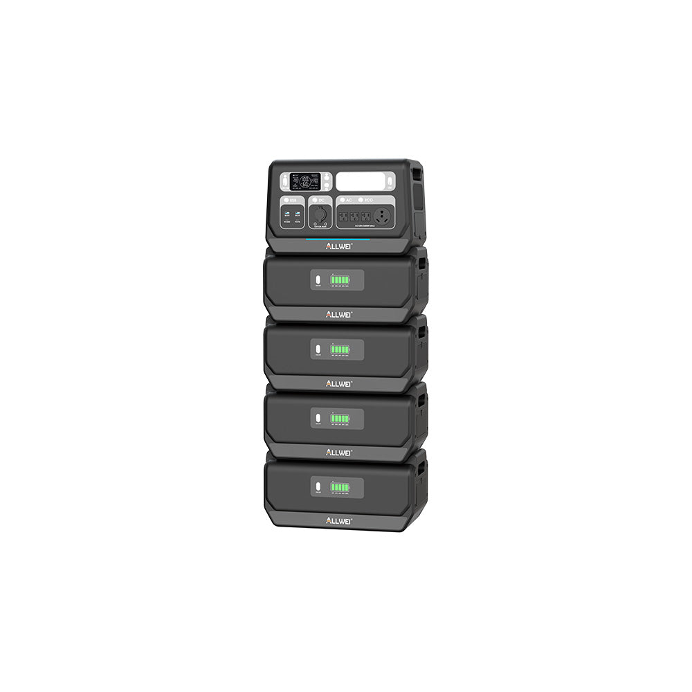 ALLWEI PPS2400+4* B200 PRO | Home Battery Backup up to 10kWh – RackUp+Go