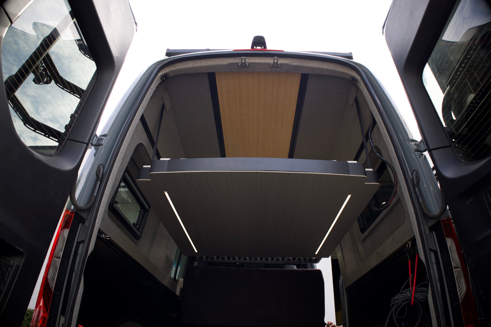 Camper Van Expandable Elevator Bed – RackUp+Go