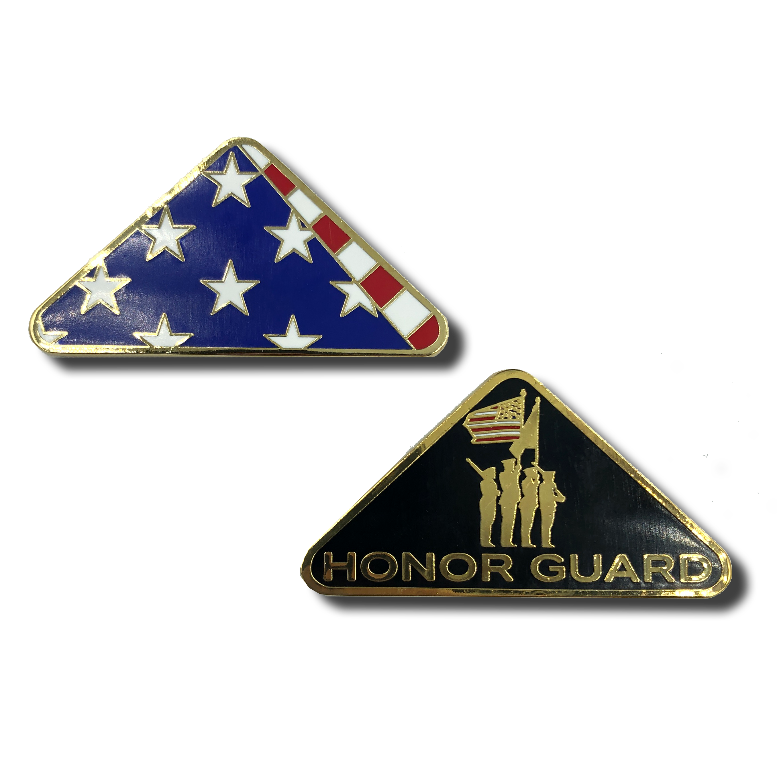 I-018 Honor Guard Folded Flag Challenge Coin Police CBP Military ...