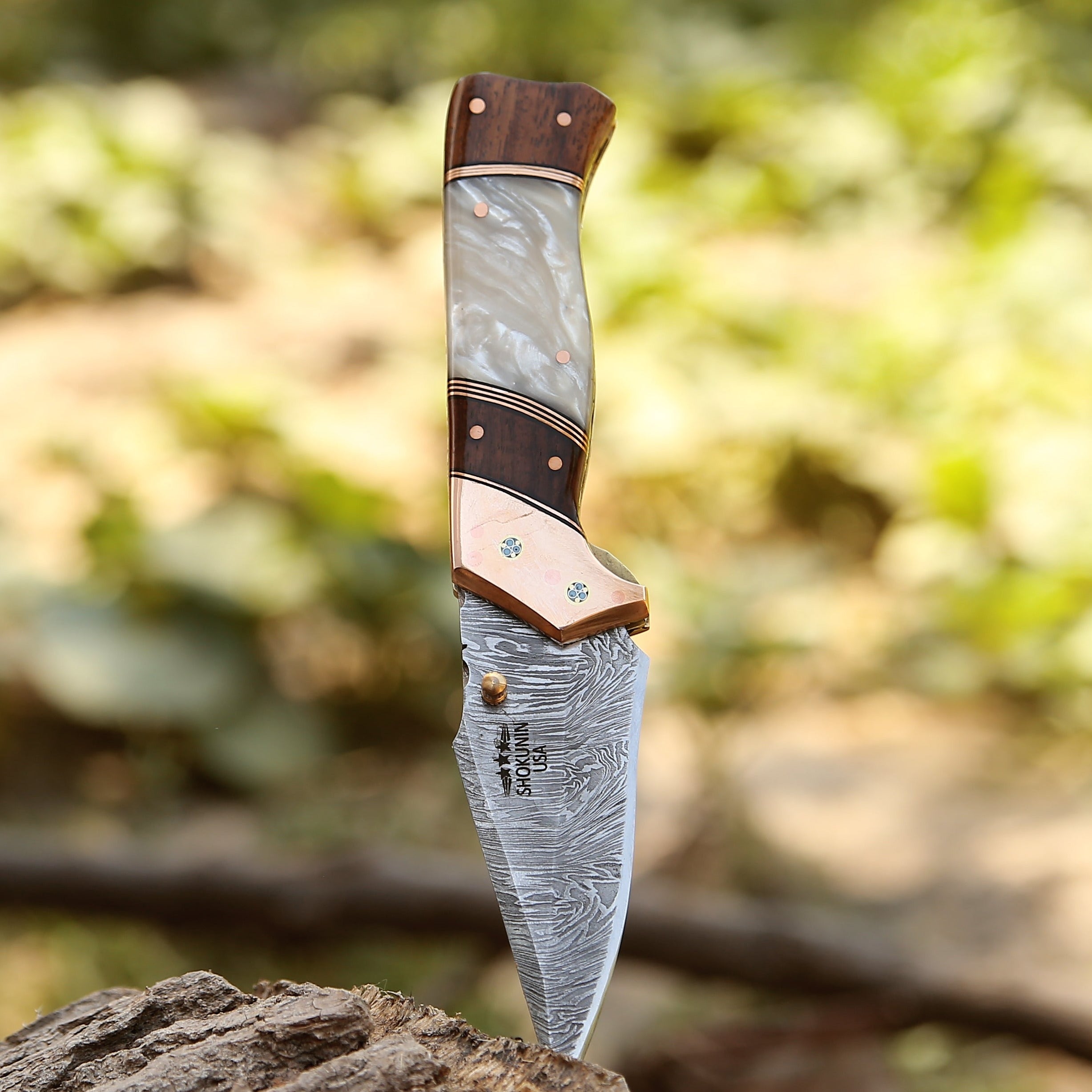 Mystic Gentleman's Pocket Knife with Mother of Pearl Handle – RackUp+Go