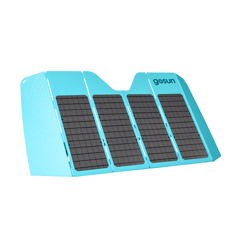 GoSun Shield Foldable 60W Solar Car Shade | RackUp+Go