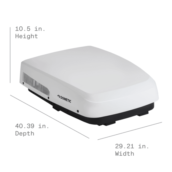 Dometic FreshJet 5 Series 15k BTU Low-Profile Air Conditioner - Black ...