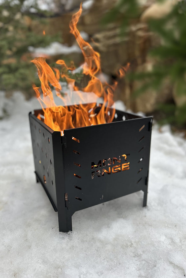 Midnight Range Portable Fire Pit - RackUp+Go