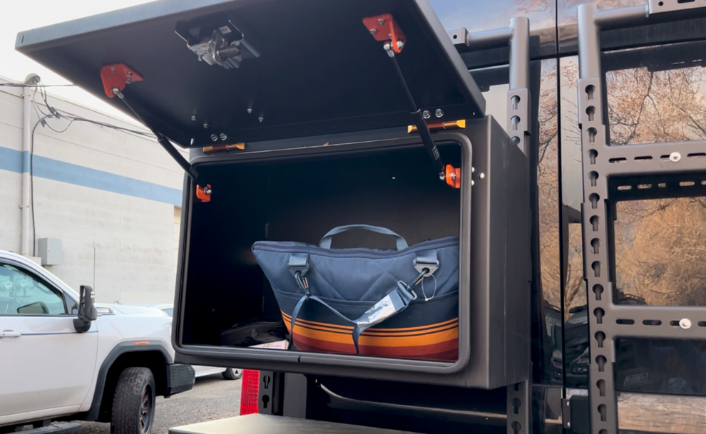 Avatar Offroad Deka Box | Compact Aluminum Rear Door Storage for Vans ...