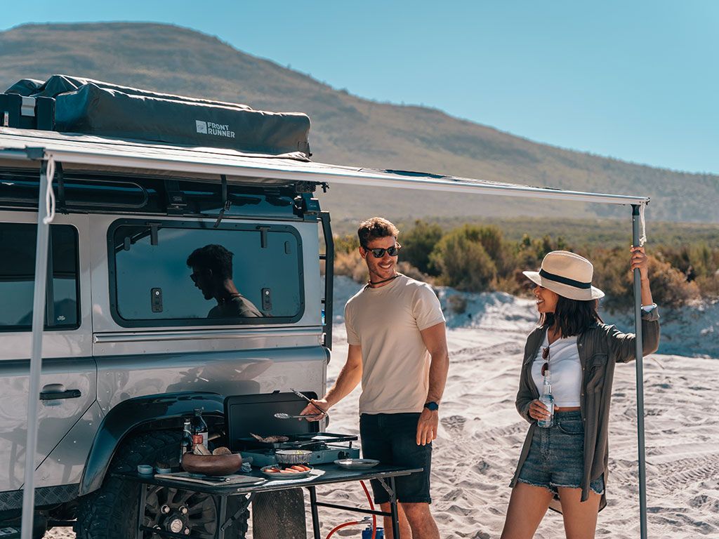 CADAC 2 Cook 3 Pro Deluxe Portable Gas Barbeque Camp Cooker - RackUp+Go