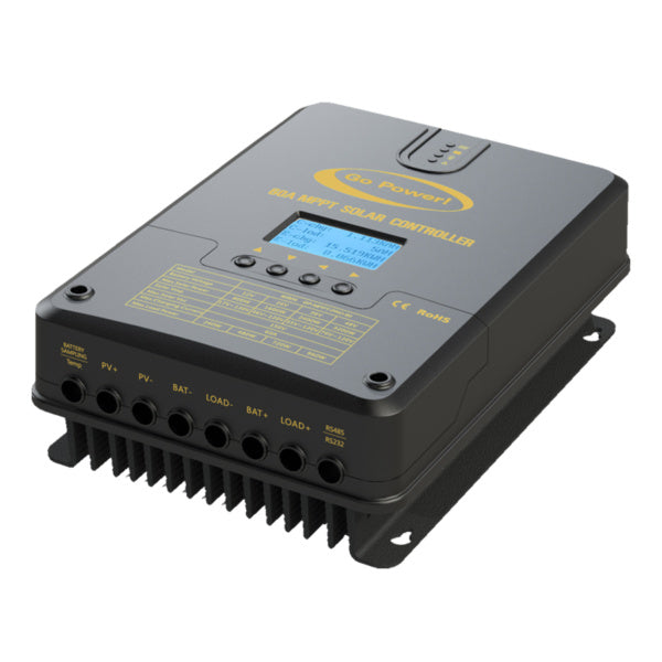 Go Power 60 Amp MPPT Solar Controller - RackUp+Go