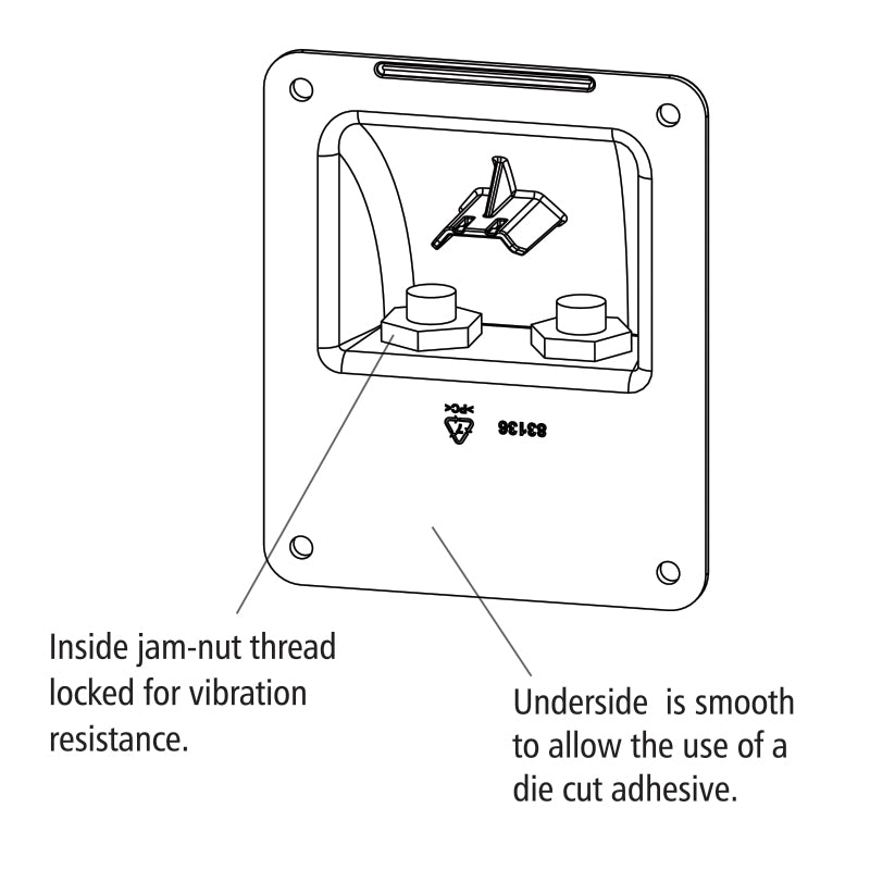 Go Power Cable Entry Plate - RackUp+Go