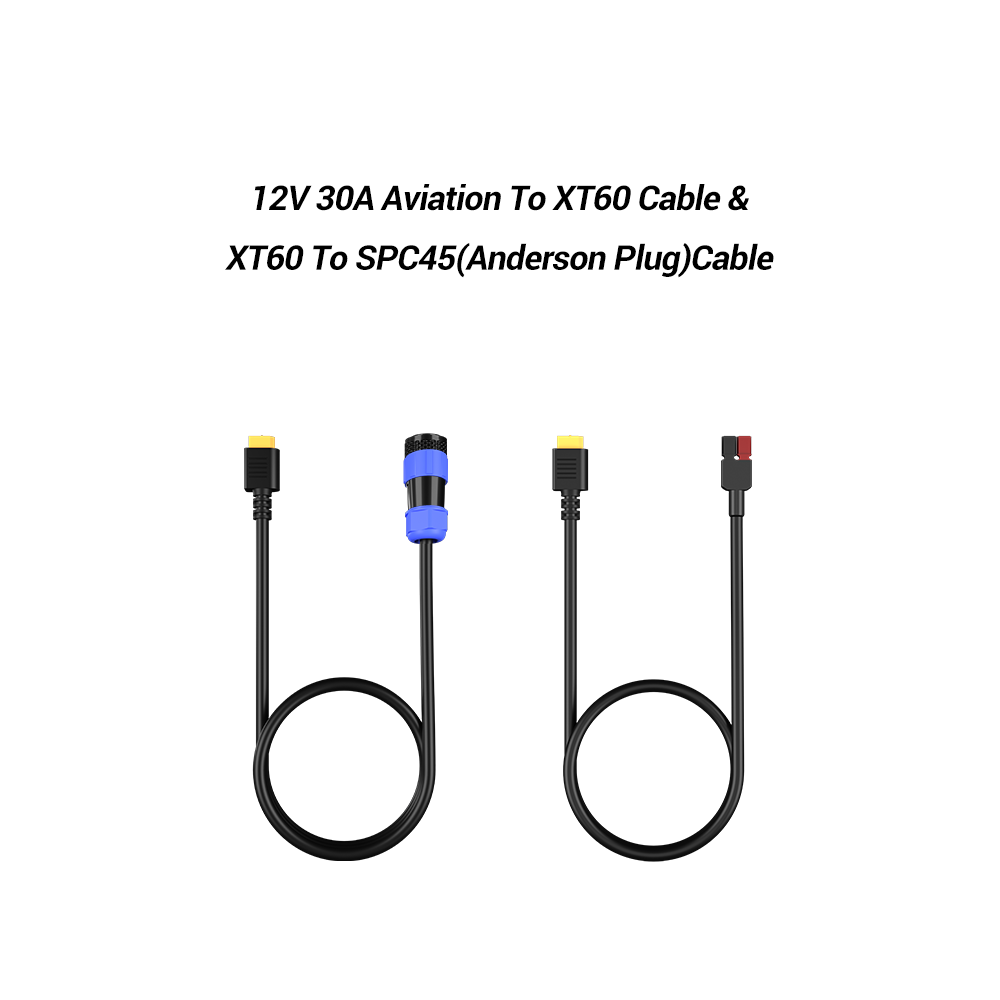 BLUETTI 12V RV Cable - EP500-12V/30A AVIATION PLUG – RackUp+Go